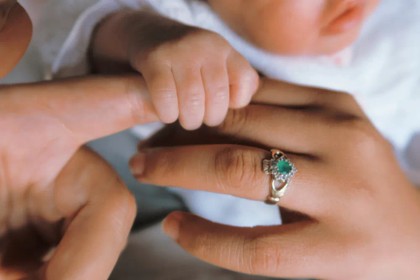 Shane Eagle and his fiancée, Nicole Swartz, have welcomed their first child